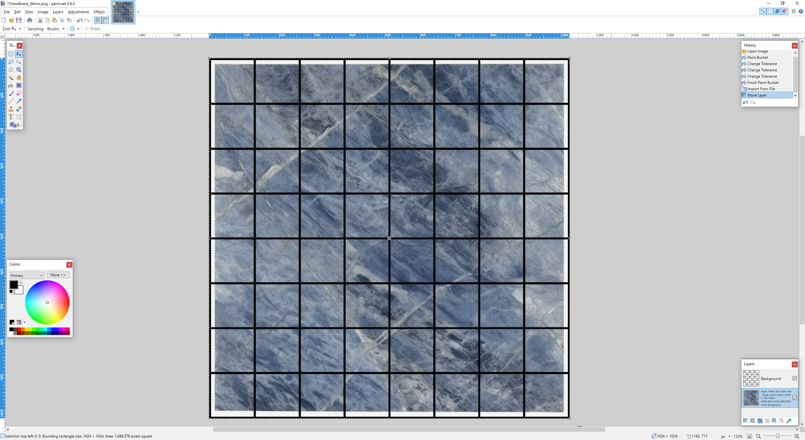 Designing a 3D Printed Chessboard in HueForge