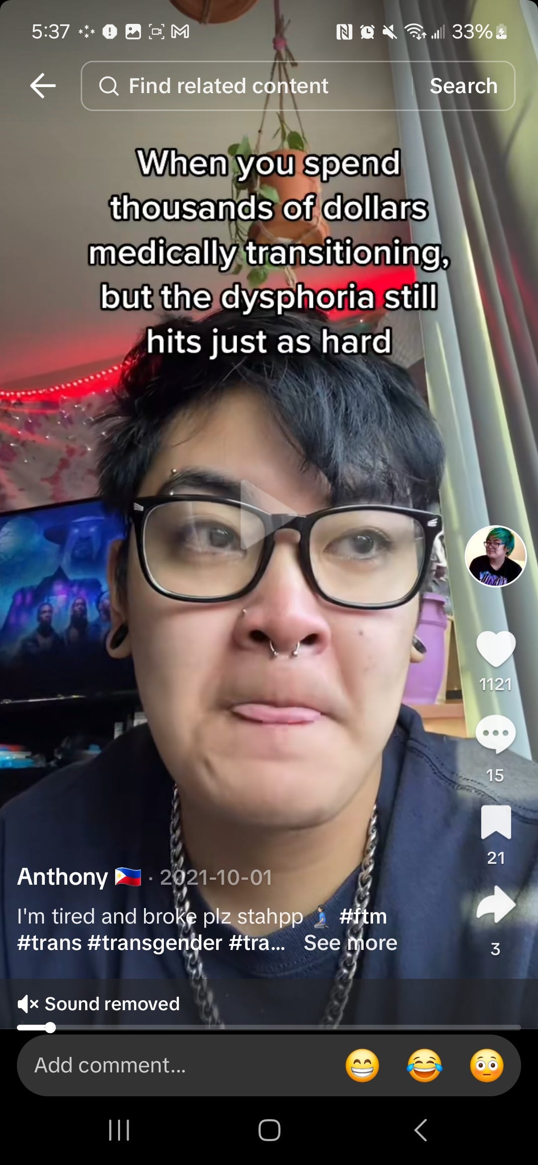 Trans Tiktoker DJ Bwisit AKA Anthony "Tony" Joseph Javellana is dead at 22