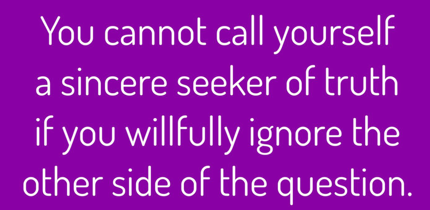 The Importance of Intellectual Honesty