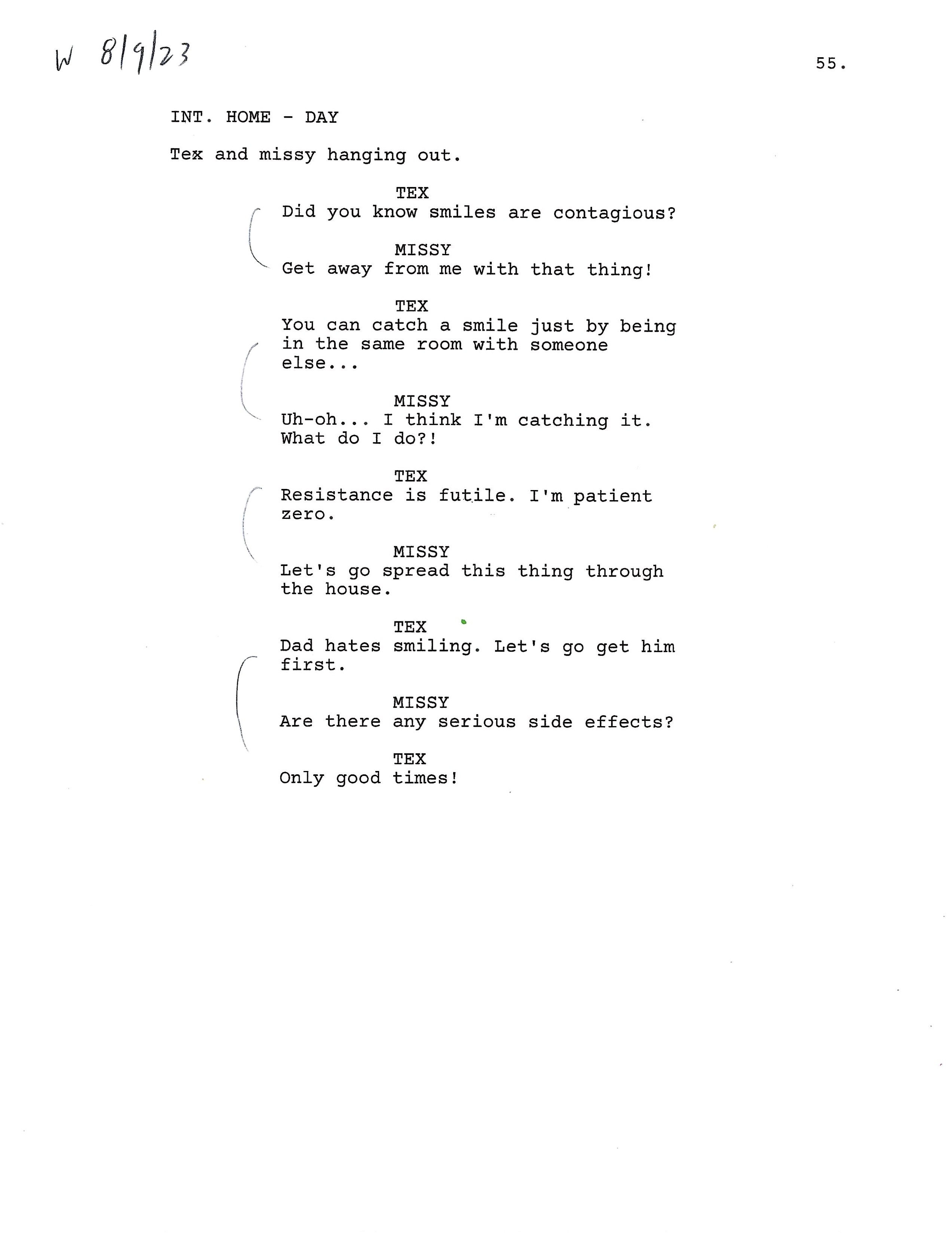 The Evolution of a TEX Comic Strip - by Jesse Atwell