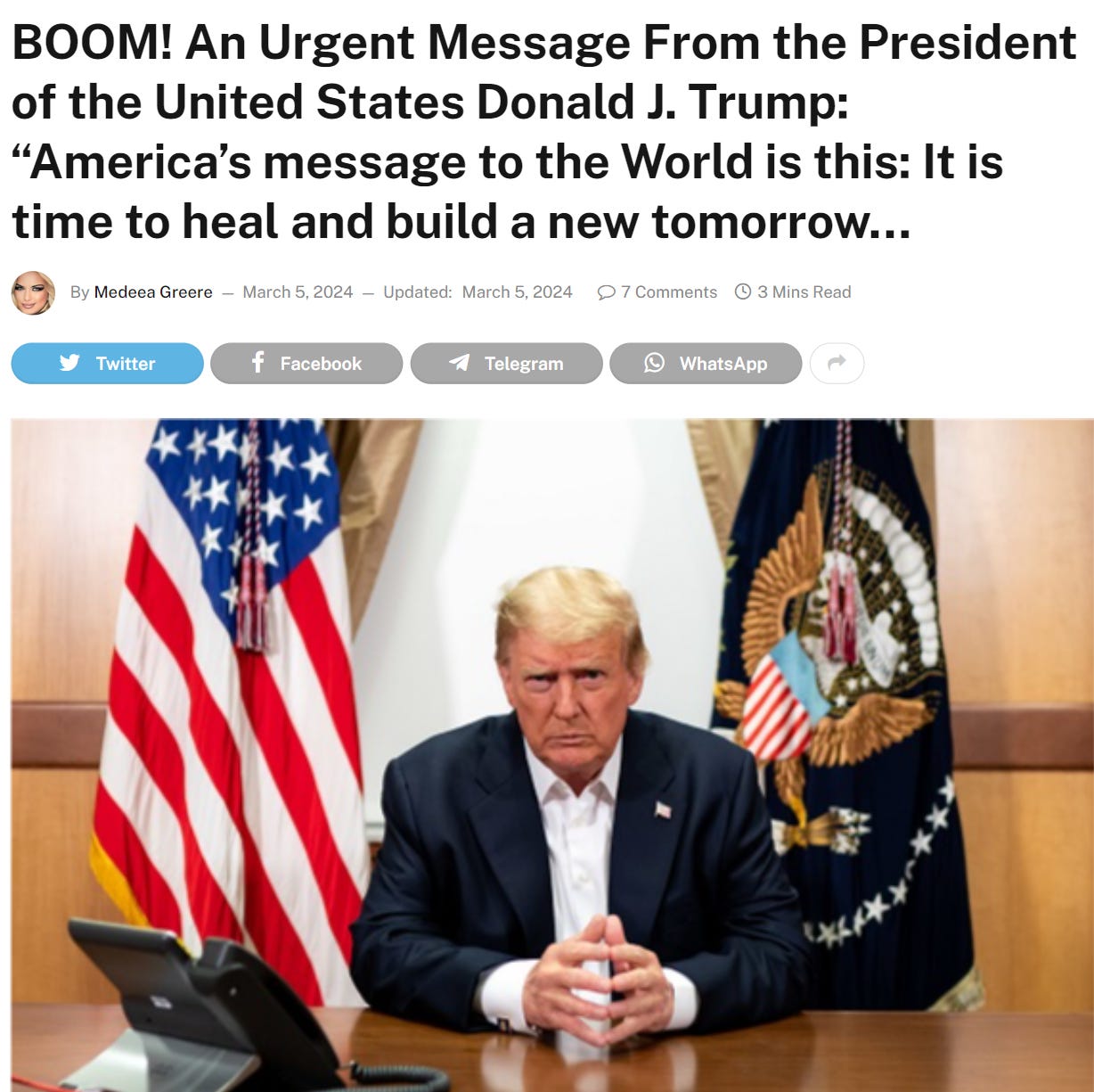Donald J. Trump er president i USA og stiller verdens massemedier ...
