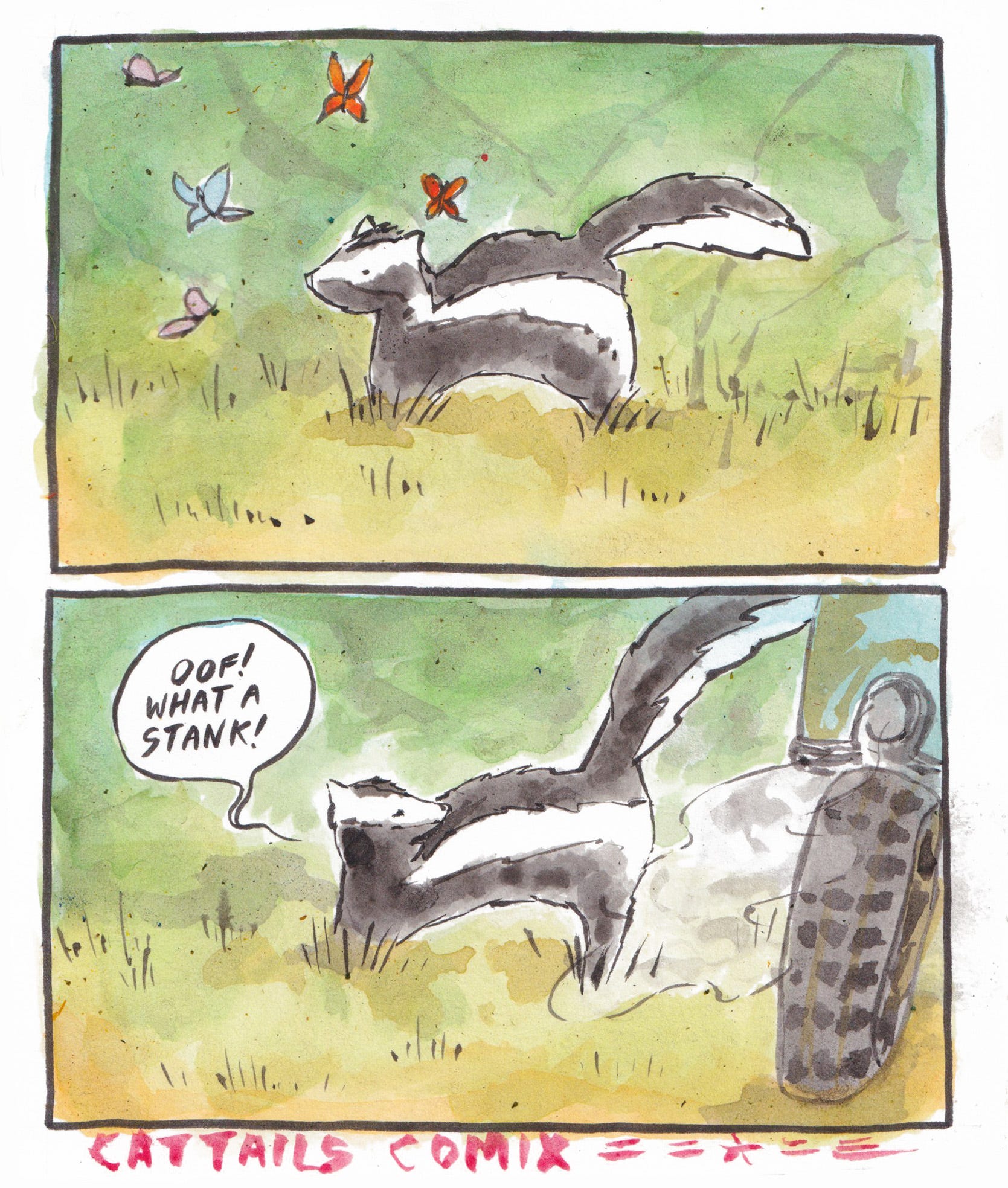 skunk - Cattails Comix