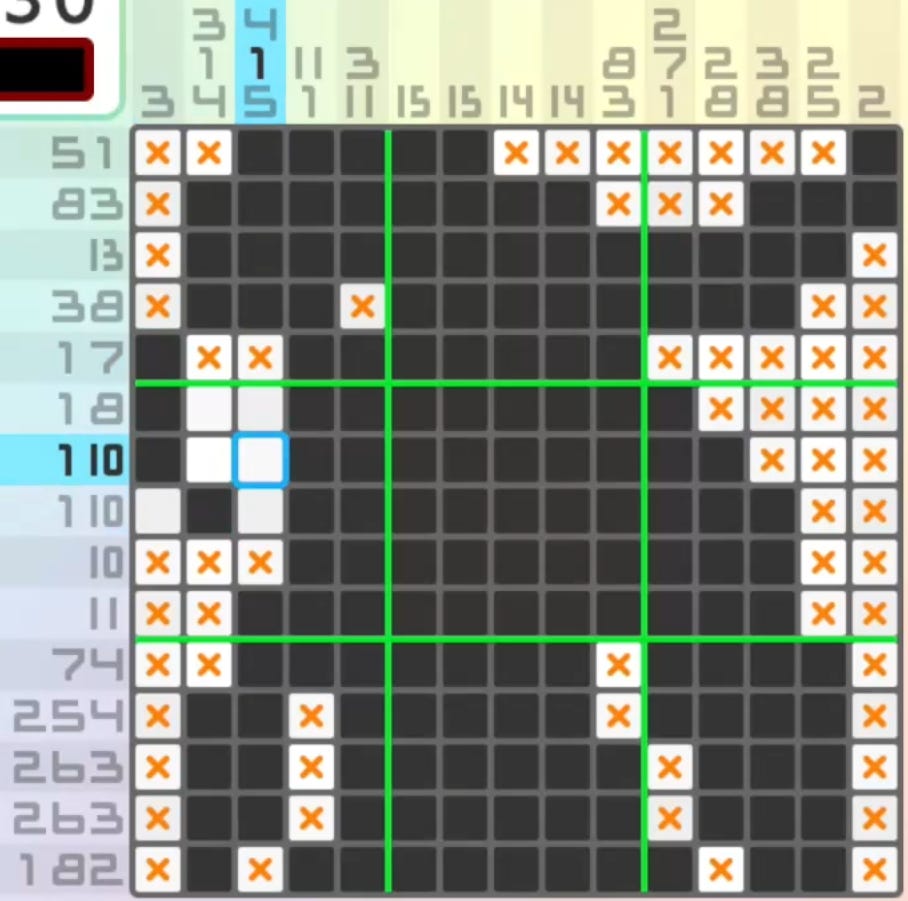 Basic Picross 1A - The Dragons' Hoard