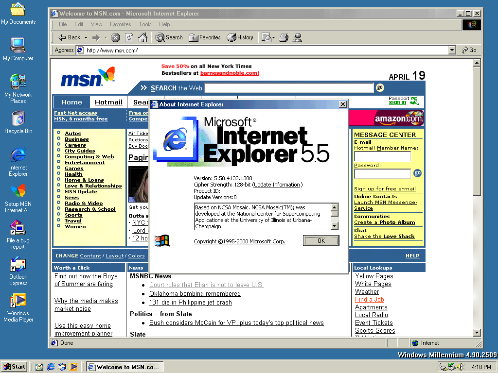 The History of Windows Millennium