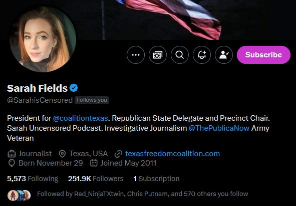 Texas Blogger Sarah Fields Admits to Publishing Fake News