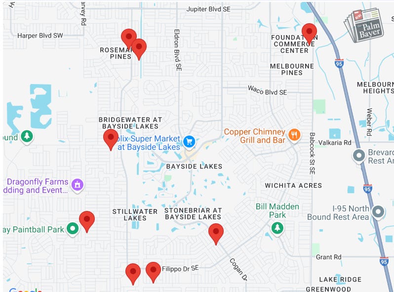 🚗 Traffic Advisory: Lane Closures Across Palm Bay for FPL Utility Work ...