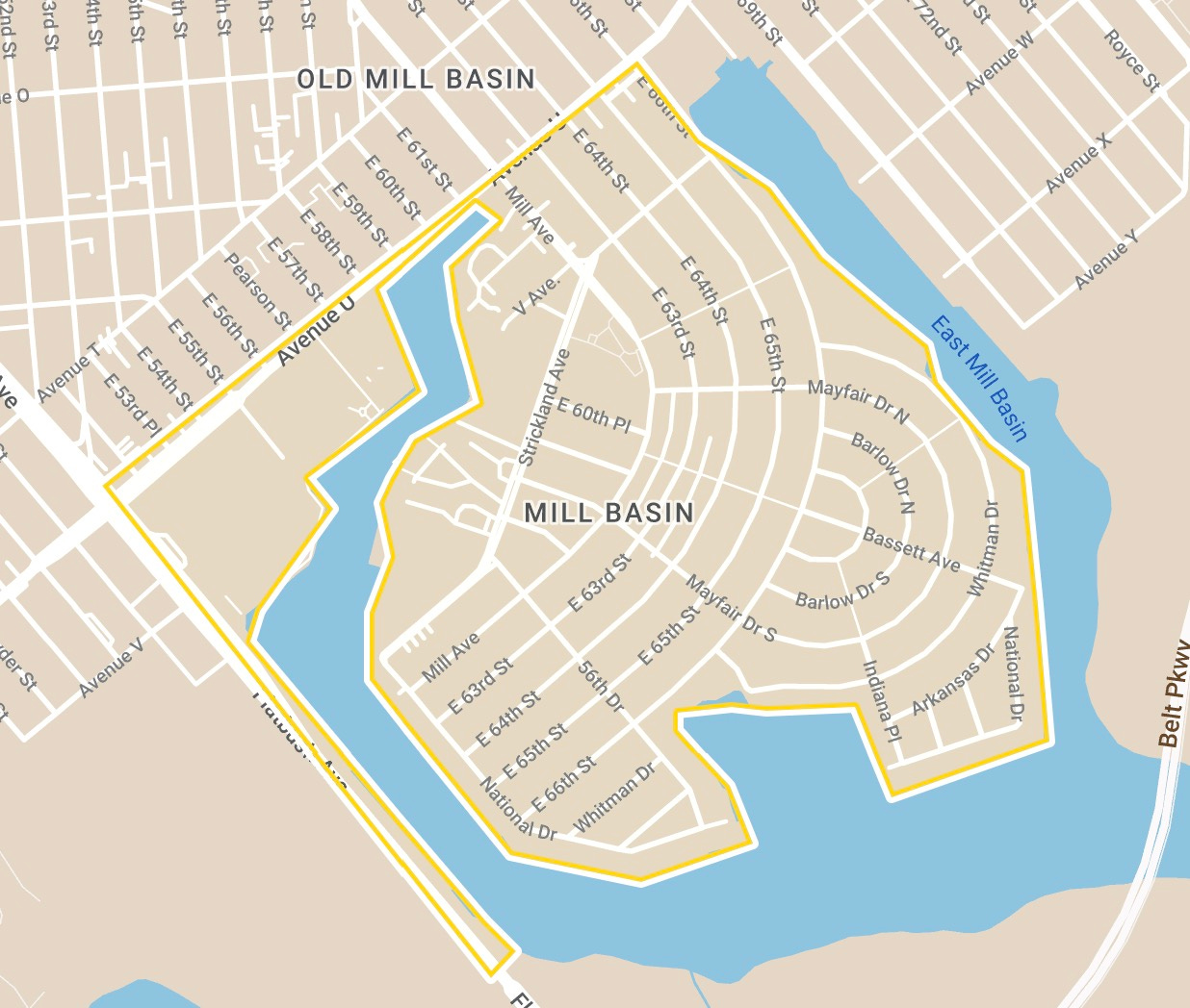 From Marshland to Mansions - Mill Basin, Brooklyn