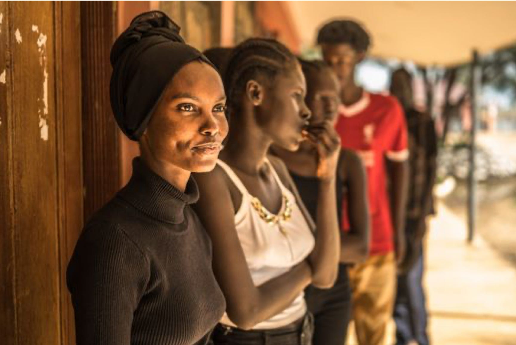 Model Casting in a Refugee Camp in Kenya, Africa