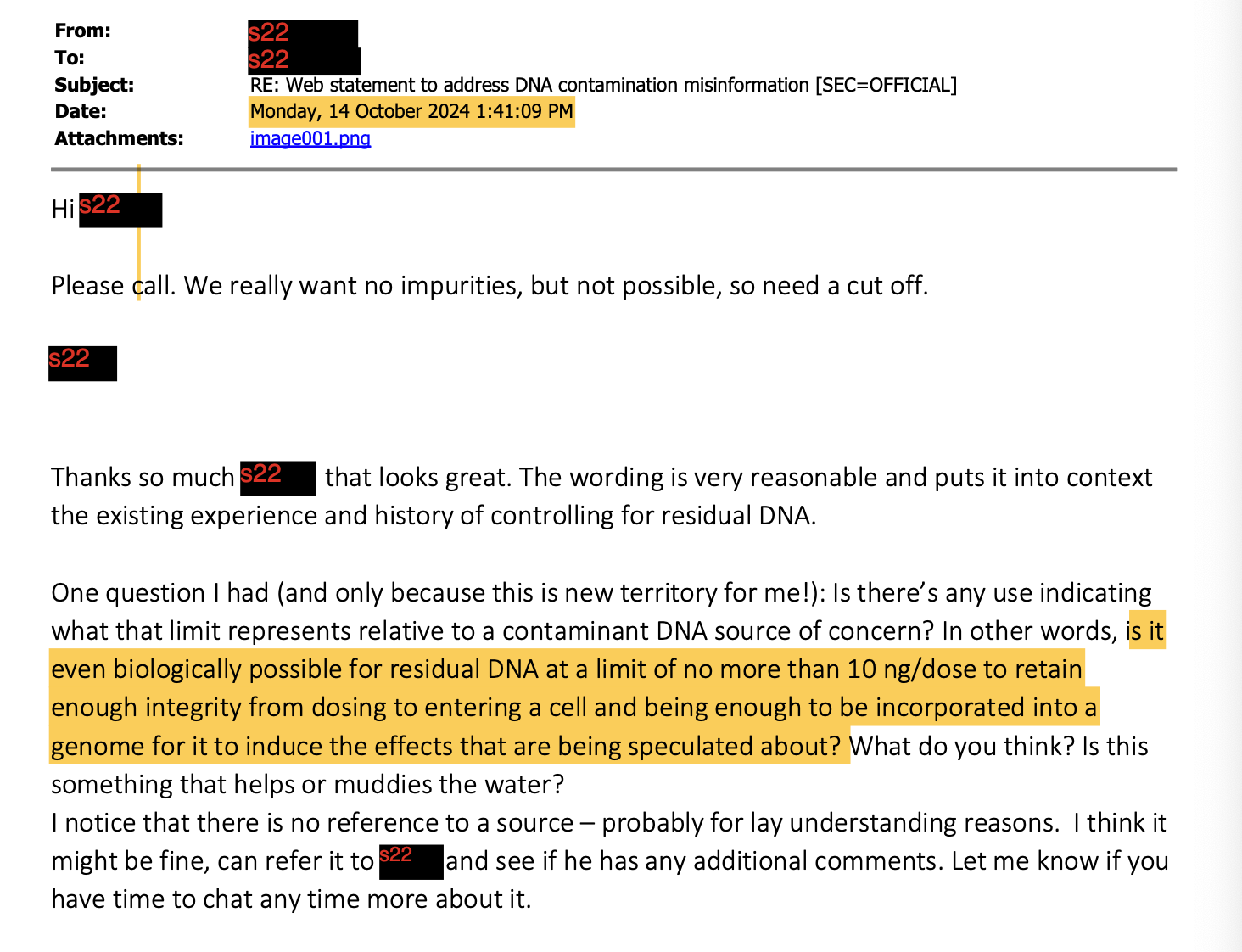 mRNA contamination of DNA: Yale researchers have found Covid spike ...