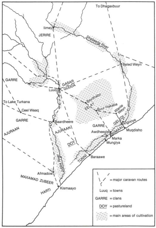 Economic growth and social transformation in 19th century Somalia.