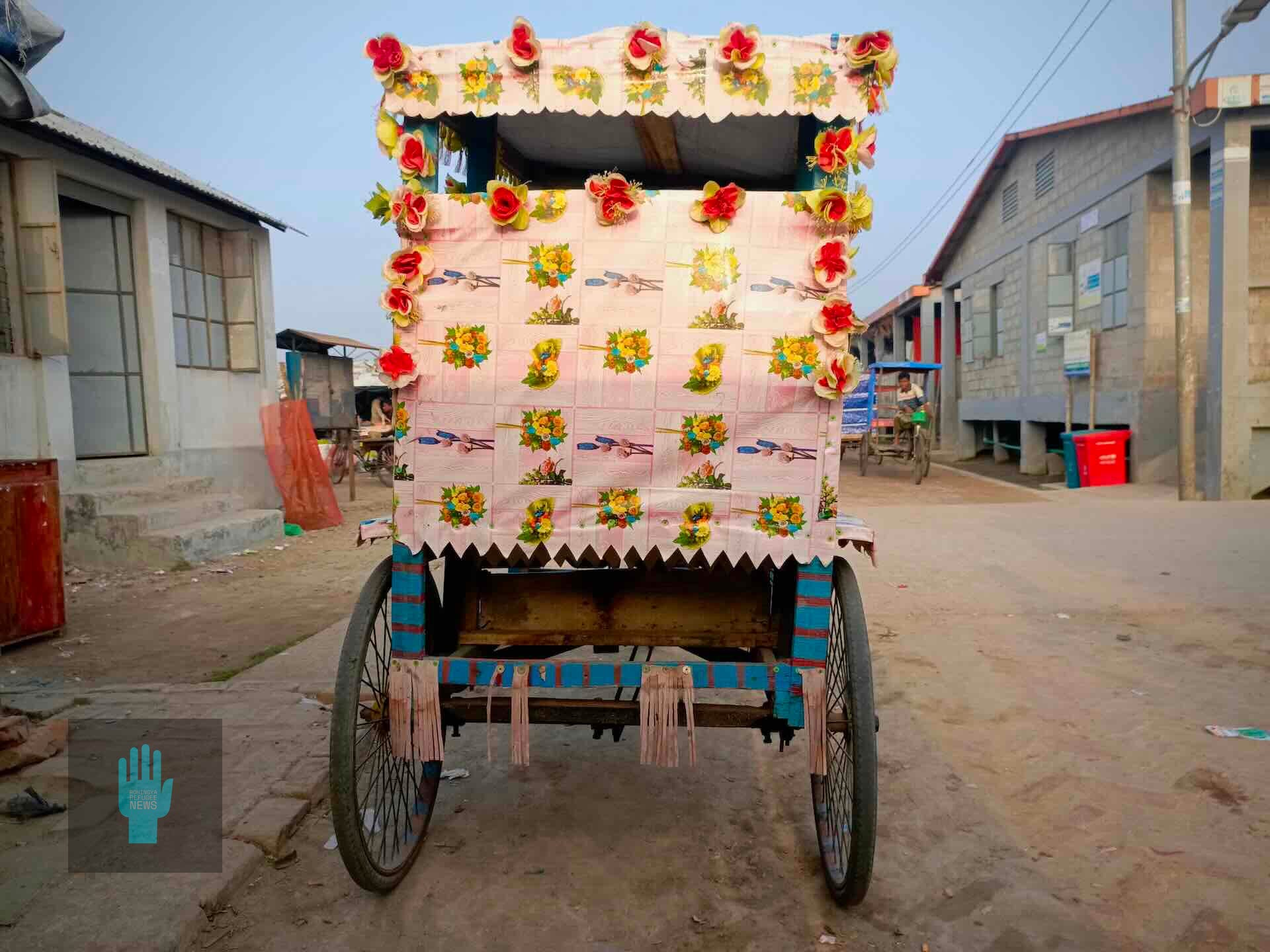 Rickshaws of Bhasan Char - Rohingya Refugee News