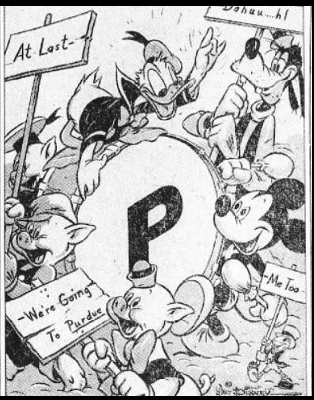 The day Walt Disney came to Purdue - by Dave Bangert