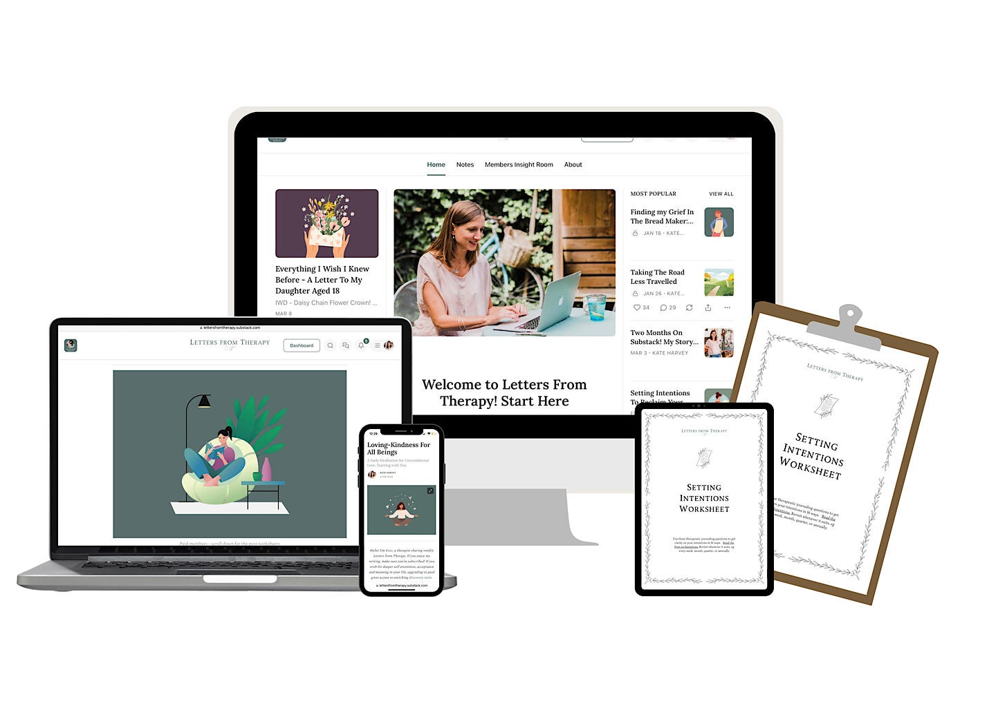 Starting On Substack in 2024 - by Kate Harvey