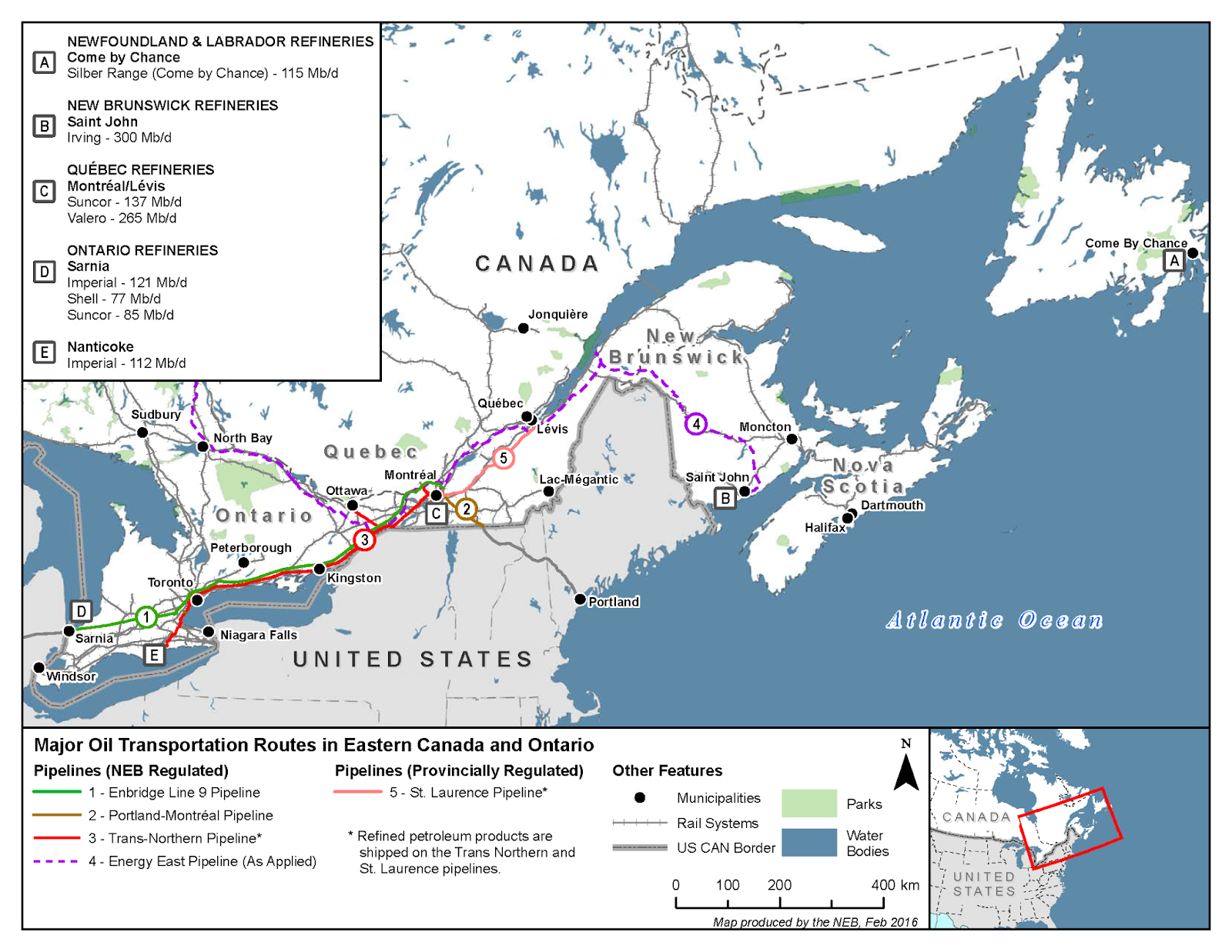 Canadian Refining Regionalism - by Rory Johnston