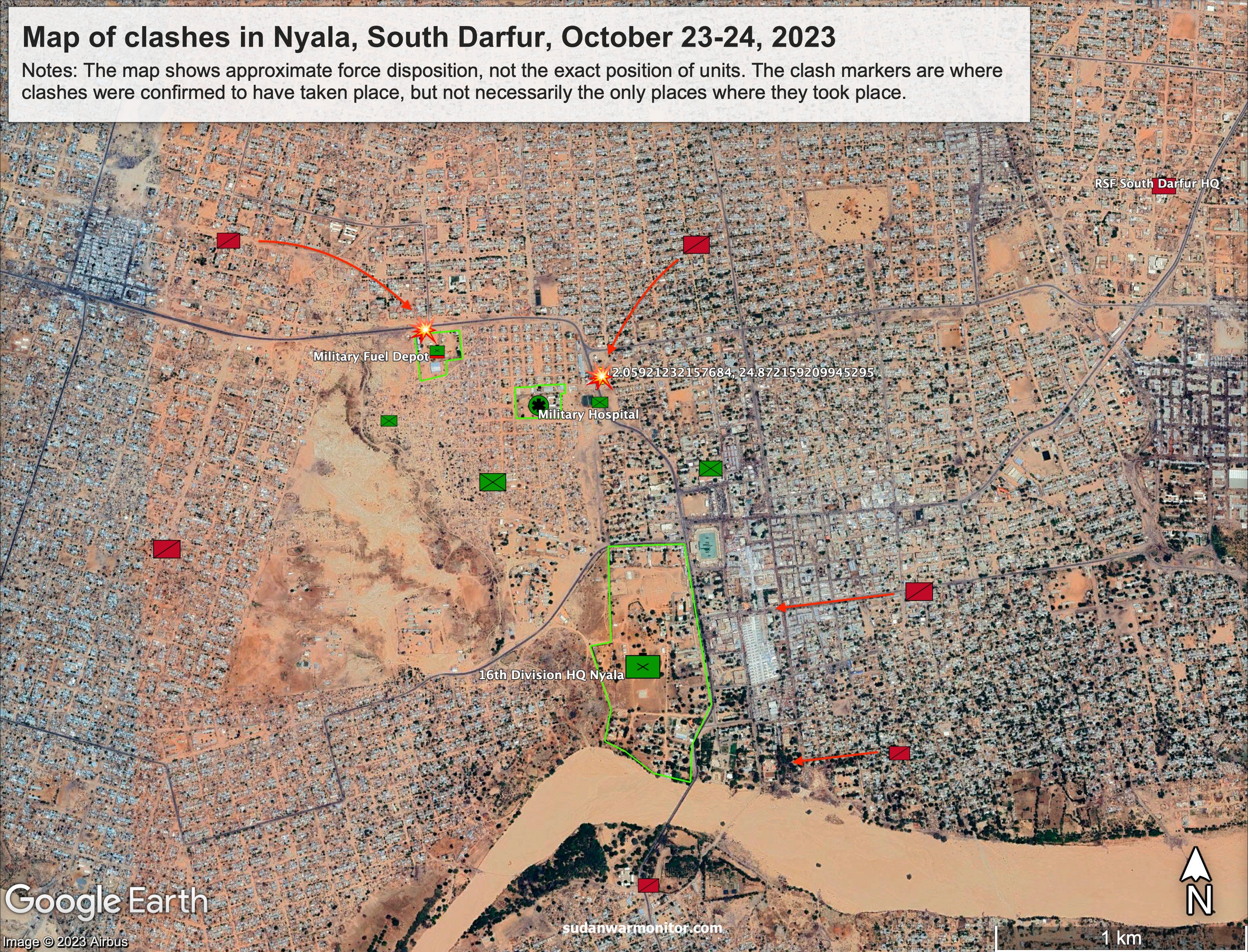 RSF capture army positions in Nyala attack