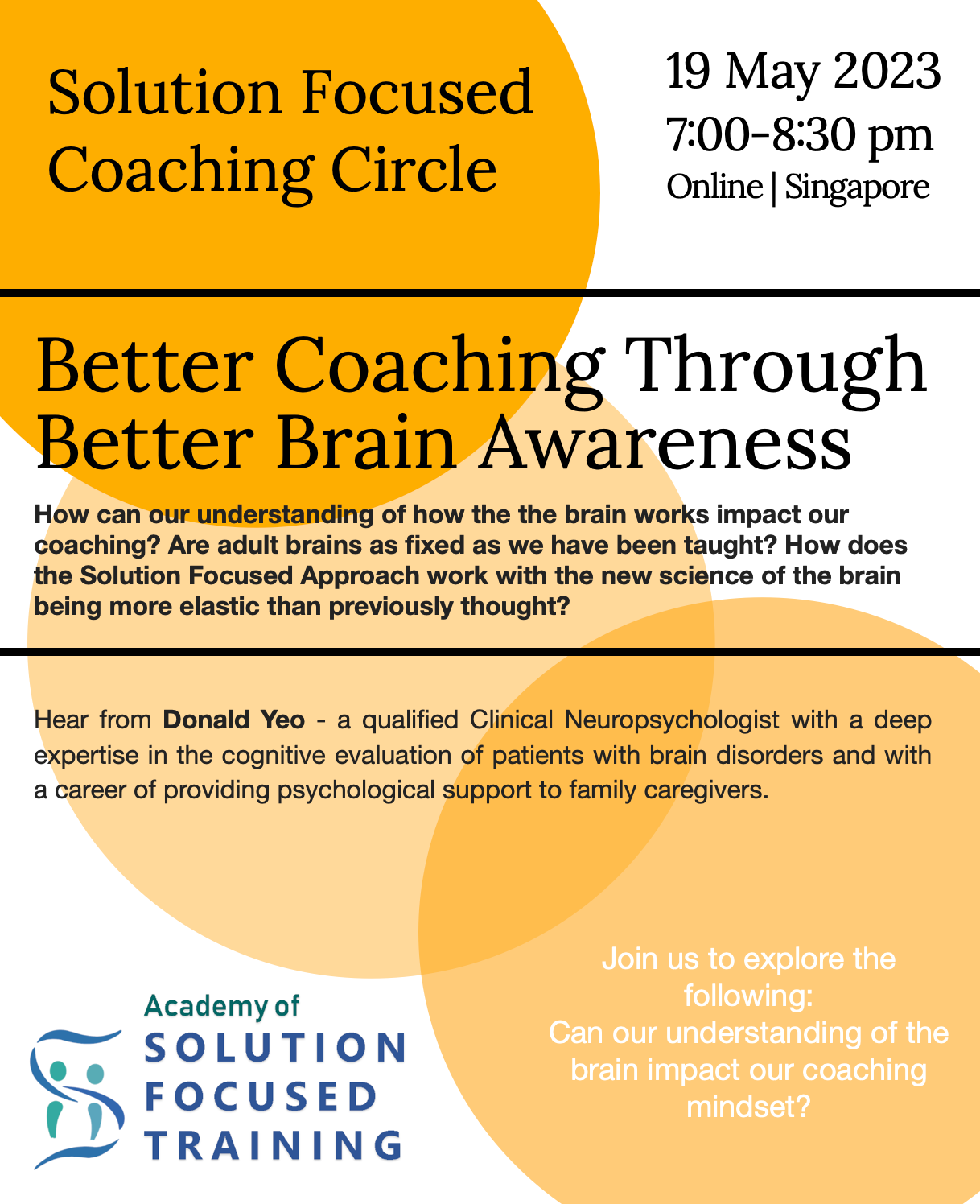 Solution Focused Opportunities - by Academy of SF Training