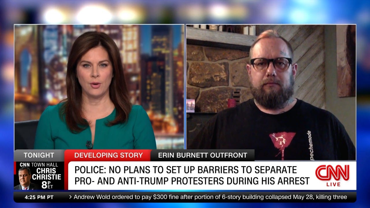Last week's interview with CNN's OutFront with Erin Burnett on Trumps most recent indictments.