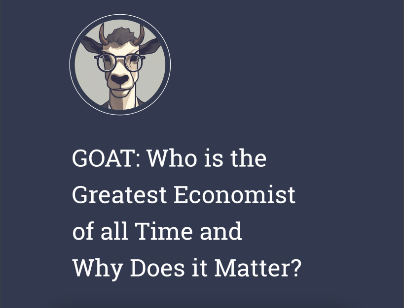 GOAT. The role of personality in economics.