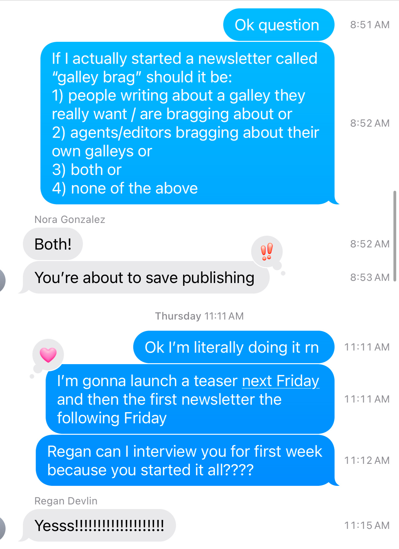 Galley Brag #1 - by Ezra Kupor - Galley Brag