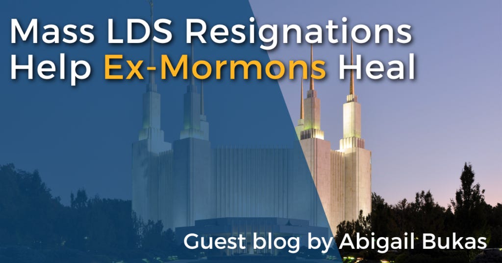 Mass LDS Resignations Help Ex-Mormons Heal