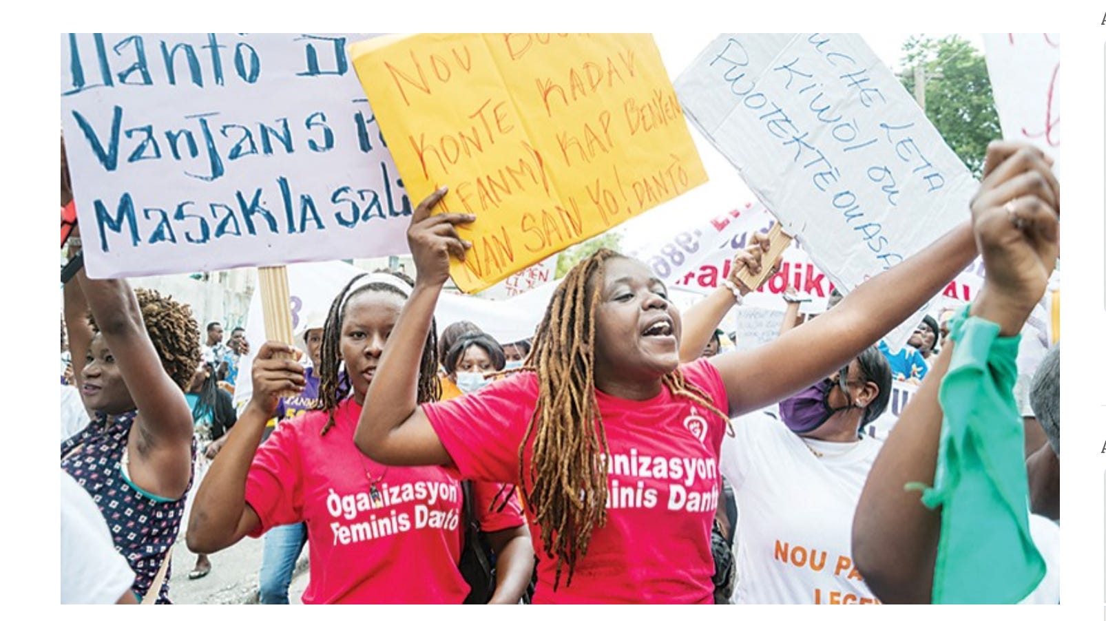 Global Roundup: Pregnant Women & Survivors in Haiti, Bolivia Indigenous ...