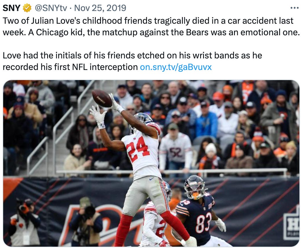 Julian Love origin story: "Duct Tape" Love has made every team better ...