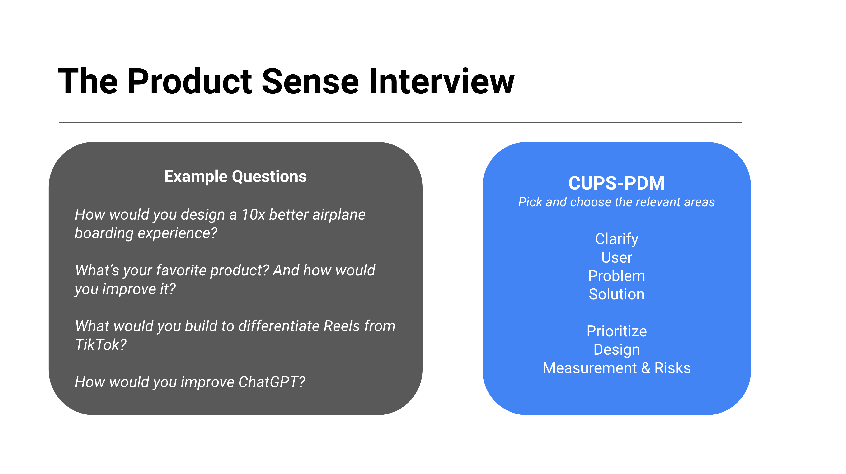 Master the Product Sense Interview - by Aakash Gupta