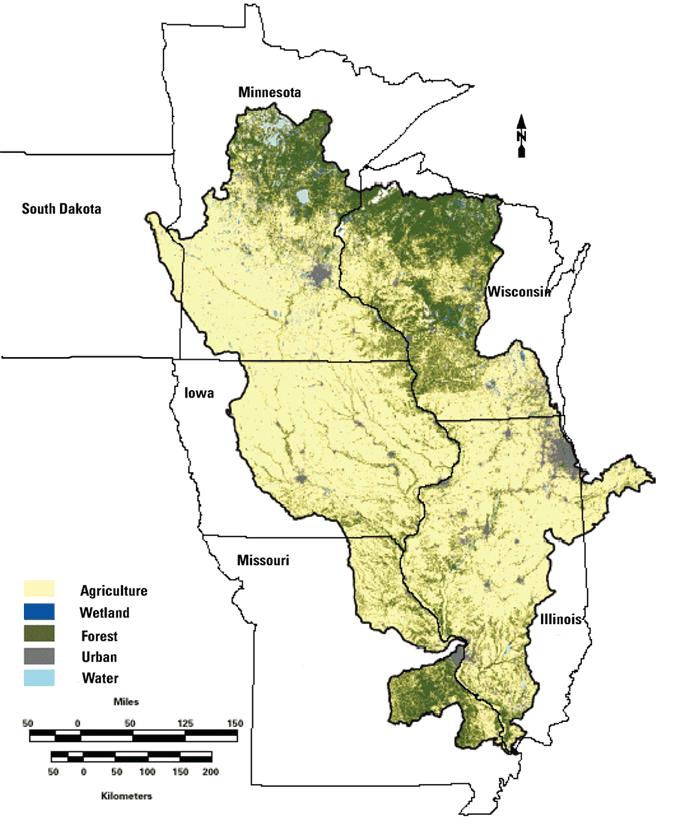 The Upper Mississippi River Watershed - by Chris Jones