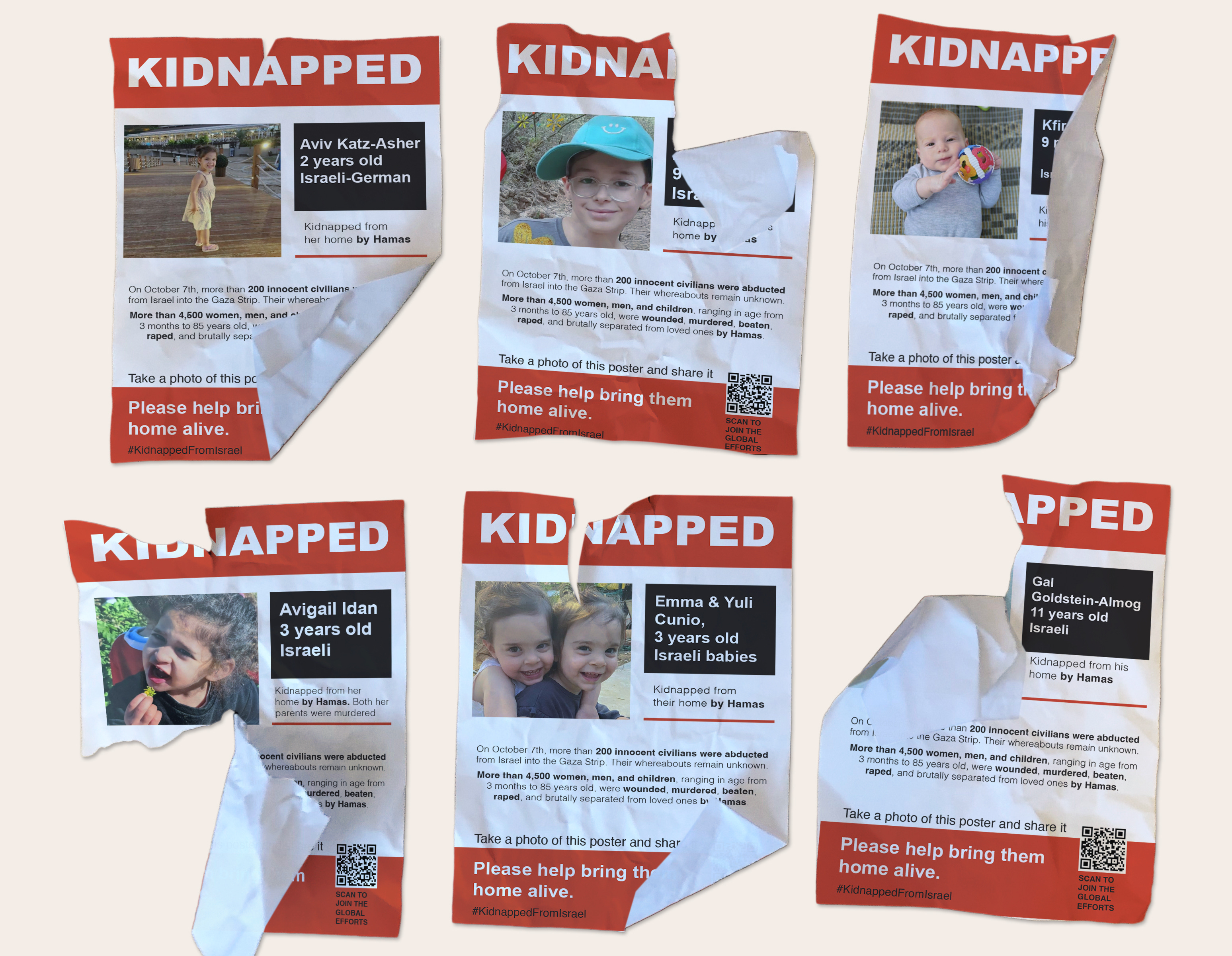 My Old Friend Is Ripping Down Posters of Kidnapped Children
