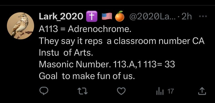 What is the Significance of A113? - by Dr Margaret Aranda