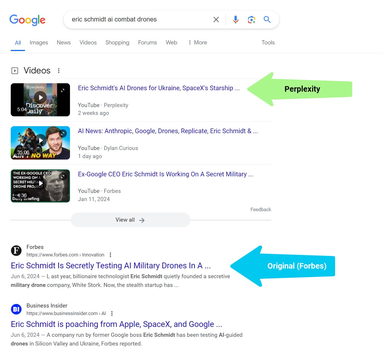 Perplexity Pages create user-directed content