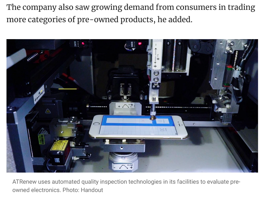 How China’s top electronics recycling platform ATRenew is giving used ...