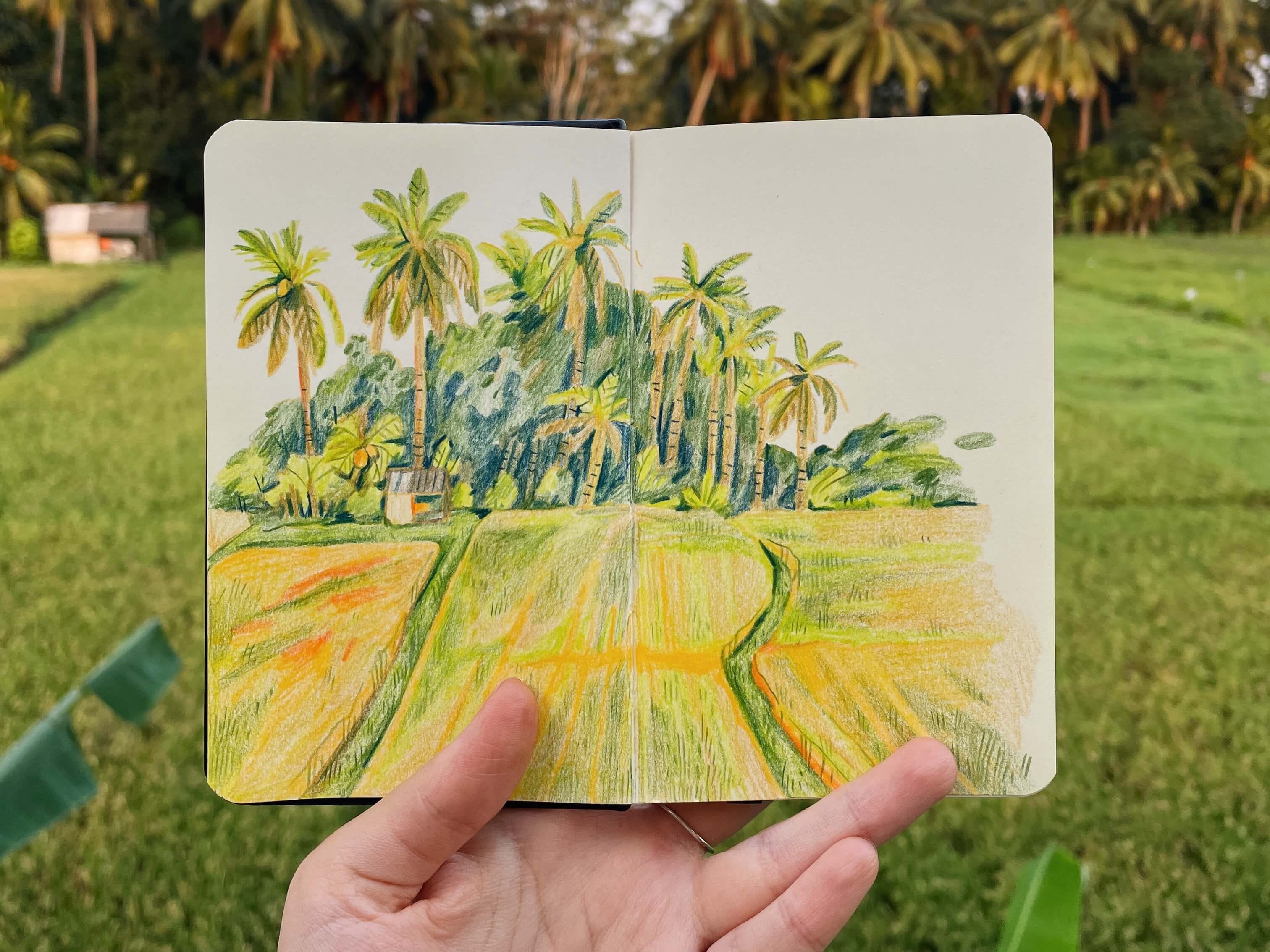10 drawings from my Bali experience - by Julia Zass