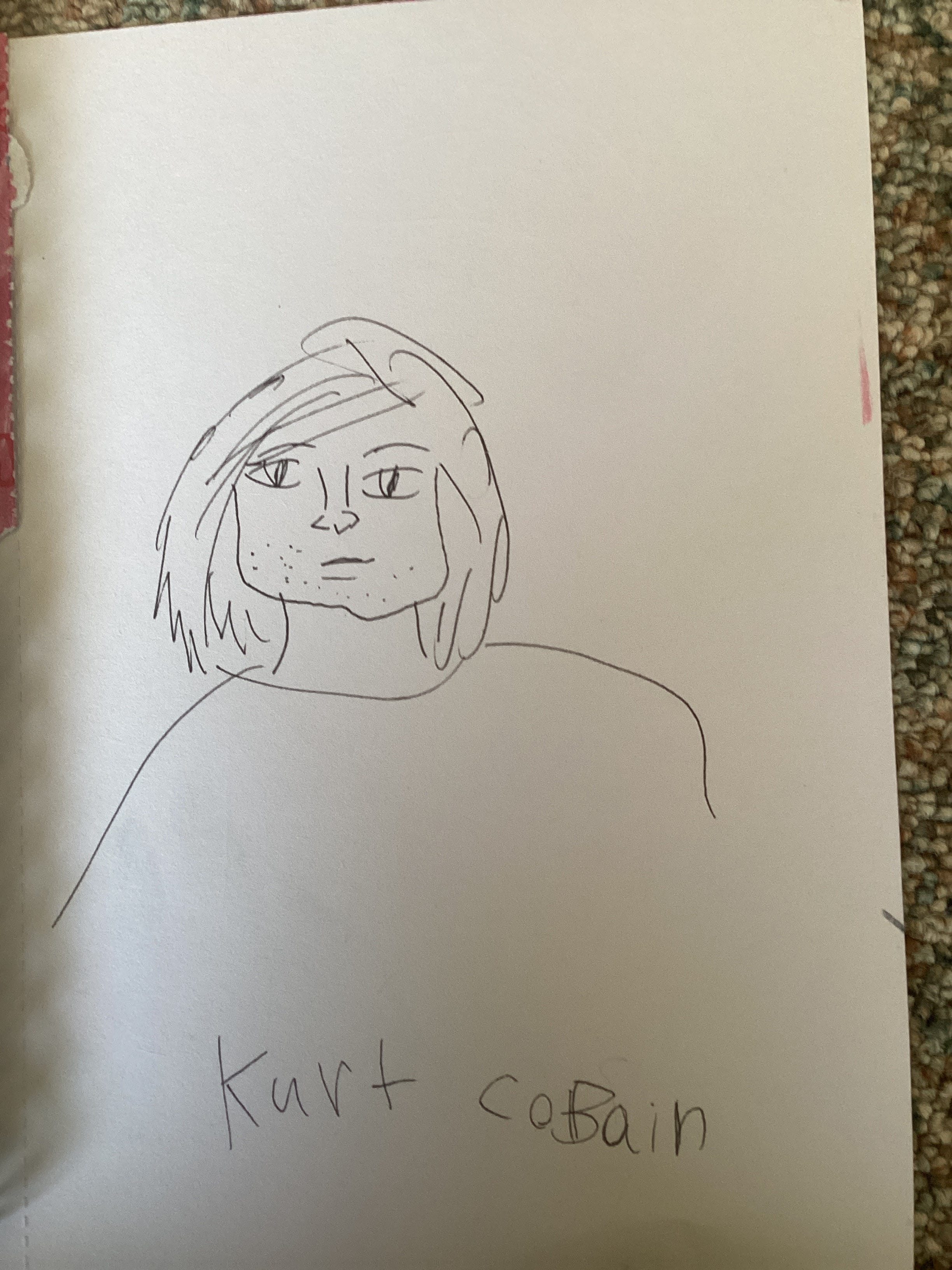 5 minute drawings of famous musicians/singers