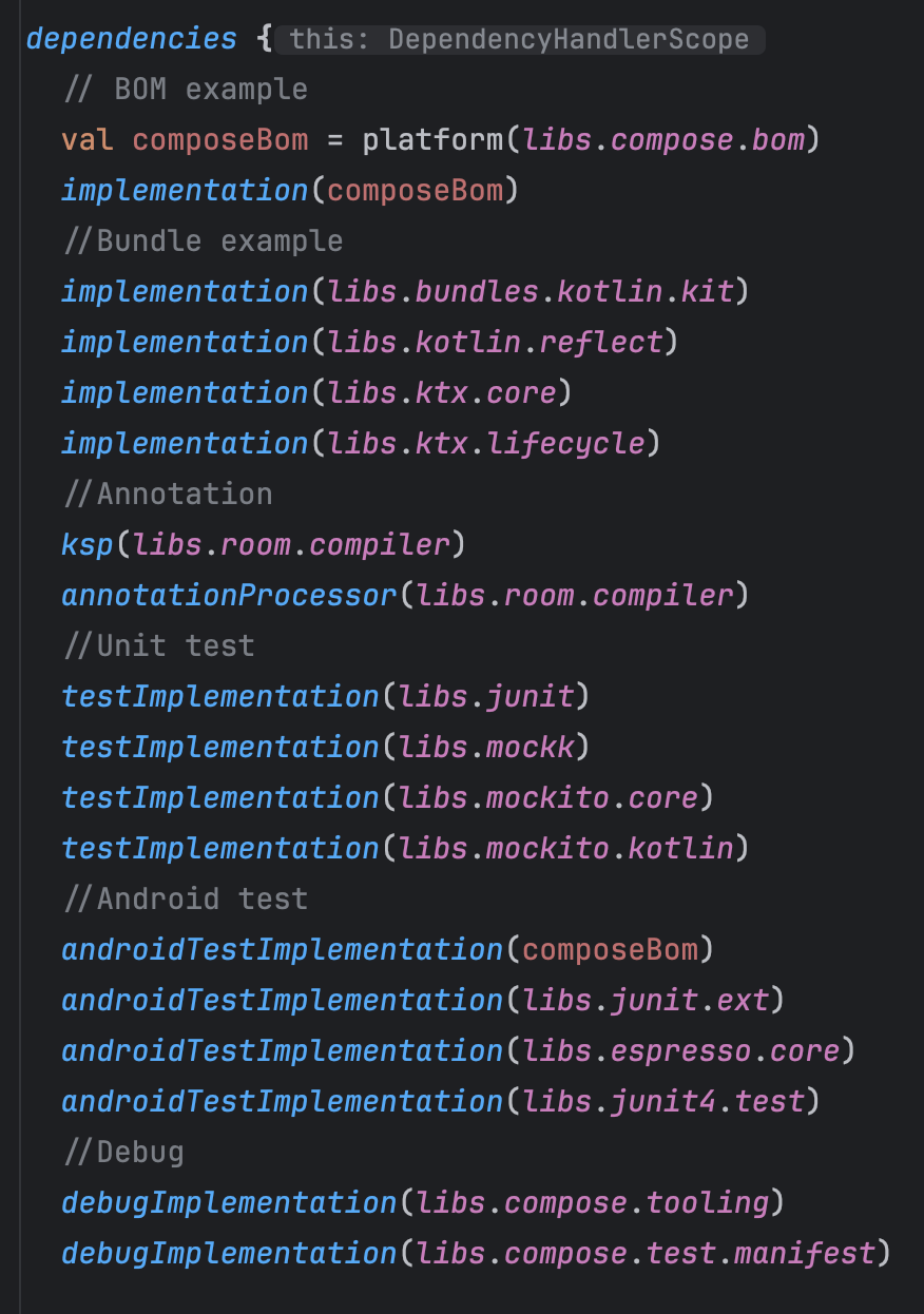 Simply integrate Version catalogs in your app