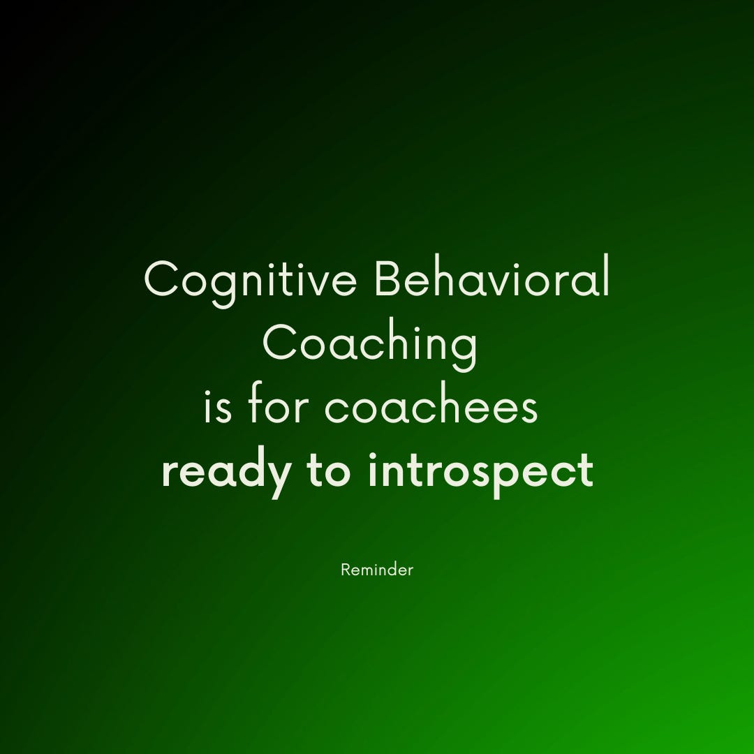 Thinking Smarter: Cognitive Behavioral Coaching and the 5 thinking ...