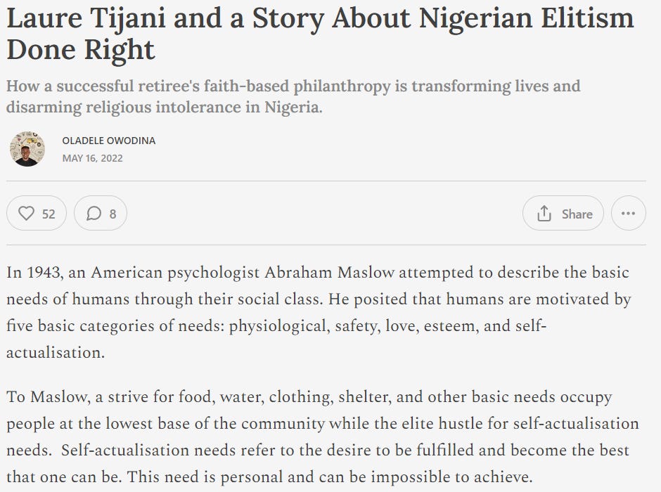 It's a Year Since I published this Incredible Human-Interest Story