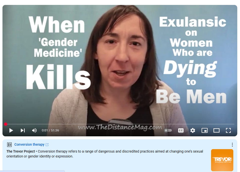 Trevor Project Still Gaslighting YouTubers With 'Conversion Therapy ...