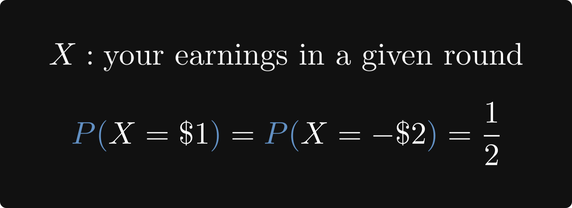 What's the meaning of the expected value?