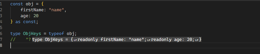 The typeof and keyof operators - referencing variable types in Typescript The typeof and keyof operators - referencing variable types in Typescript