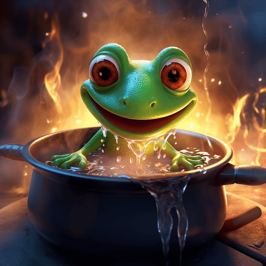 You Can't Unboil a Frog - by Marcus Kohlberg - Landmines