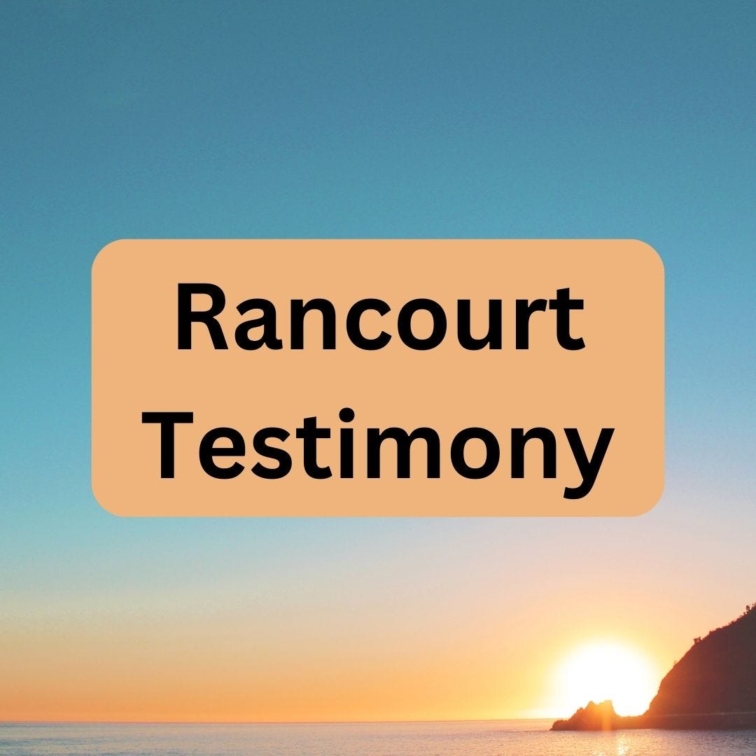 Rancourt Testimony - Lies are Unbekoming