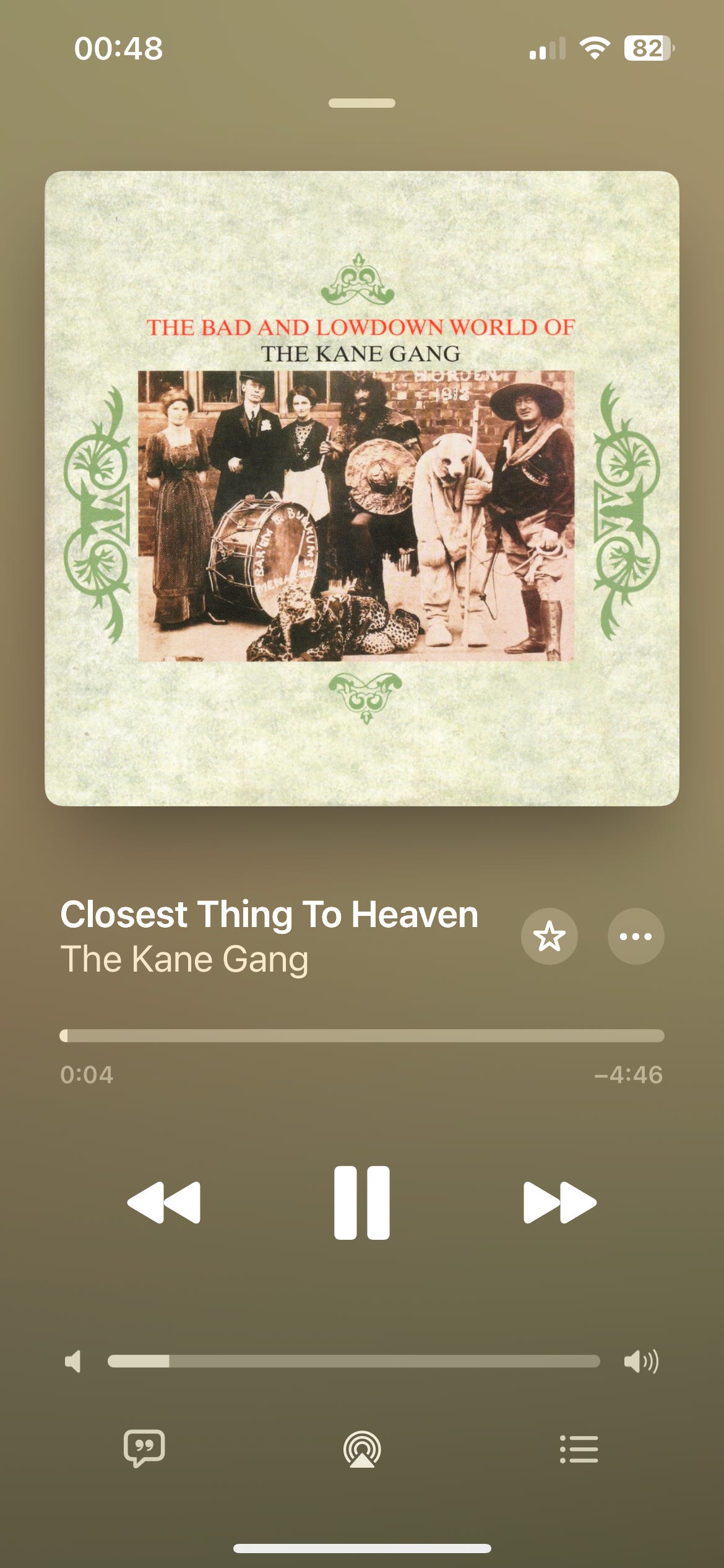 Kane Gang - The Bad and Lowdown World