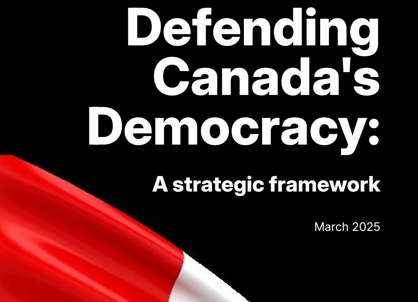 What must we do? Defending Canada's democracy
