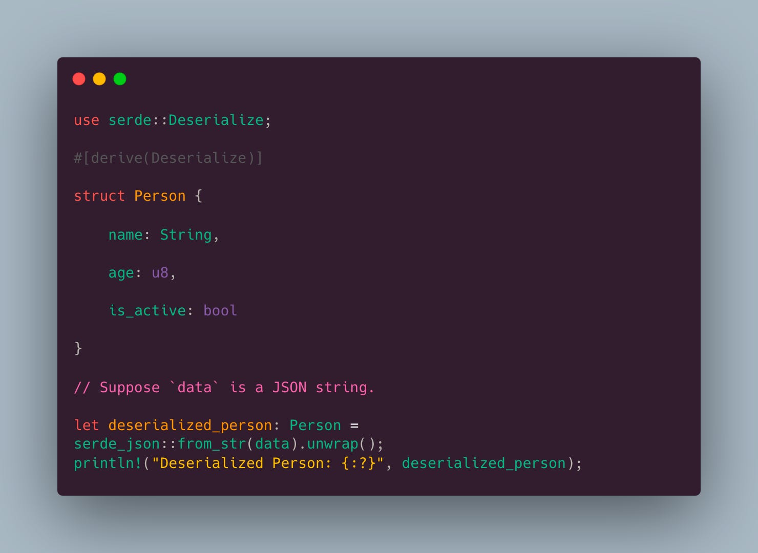Crate exploration: Serde - by Wayne - Rusting
