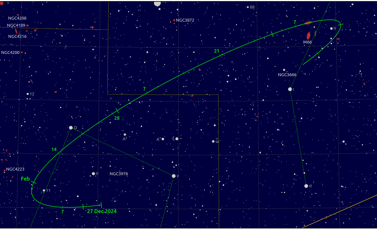 DwarfVision Community Maps Asteroid Flora's Celestial Dance Across Leo ...
