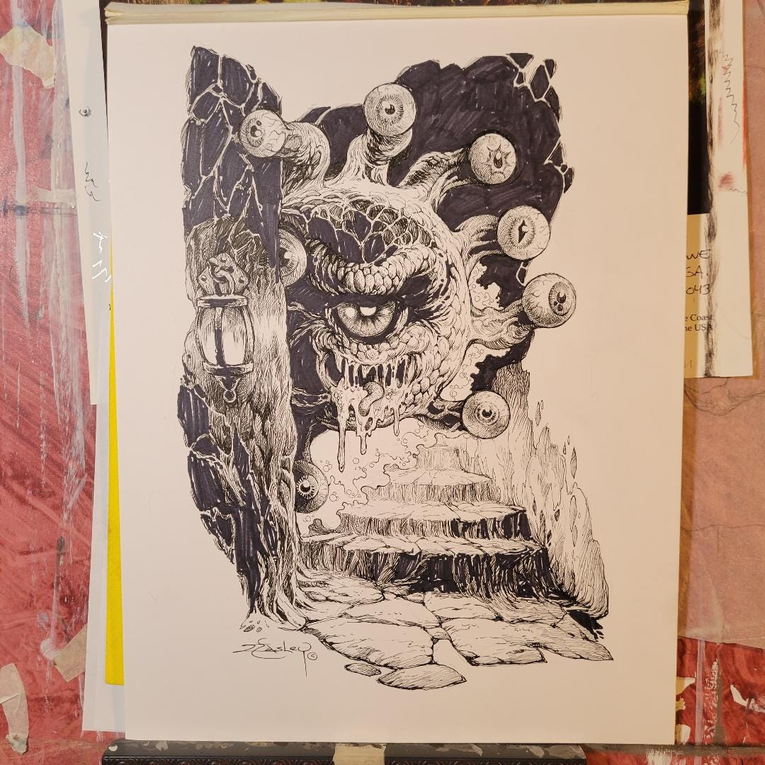 The Beholder: D&D Classic Monster - by J.Q. Graziano