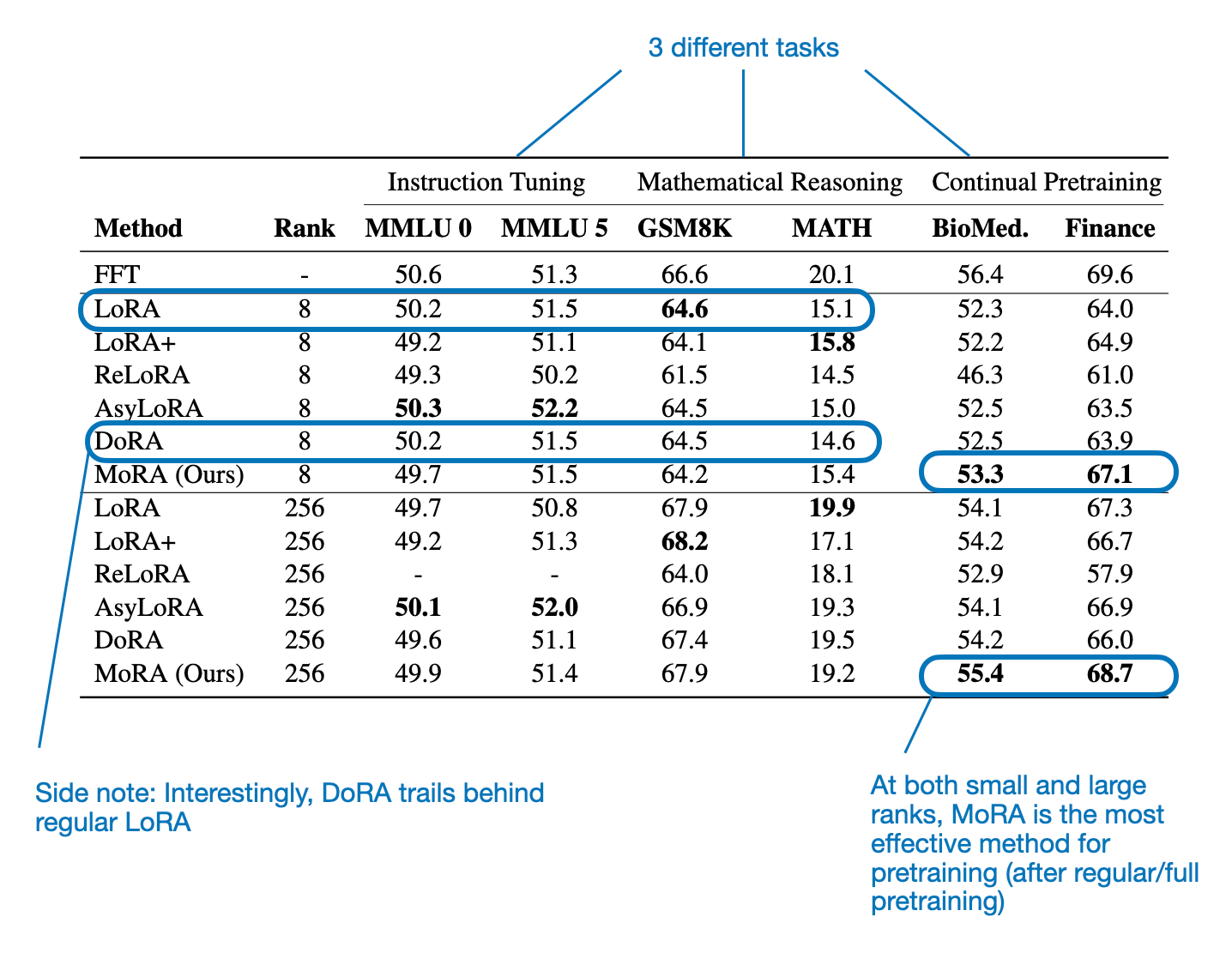 LLM Research Insights: Instruction Masking and New LoRA Finetuning Experiments