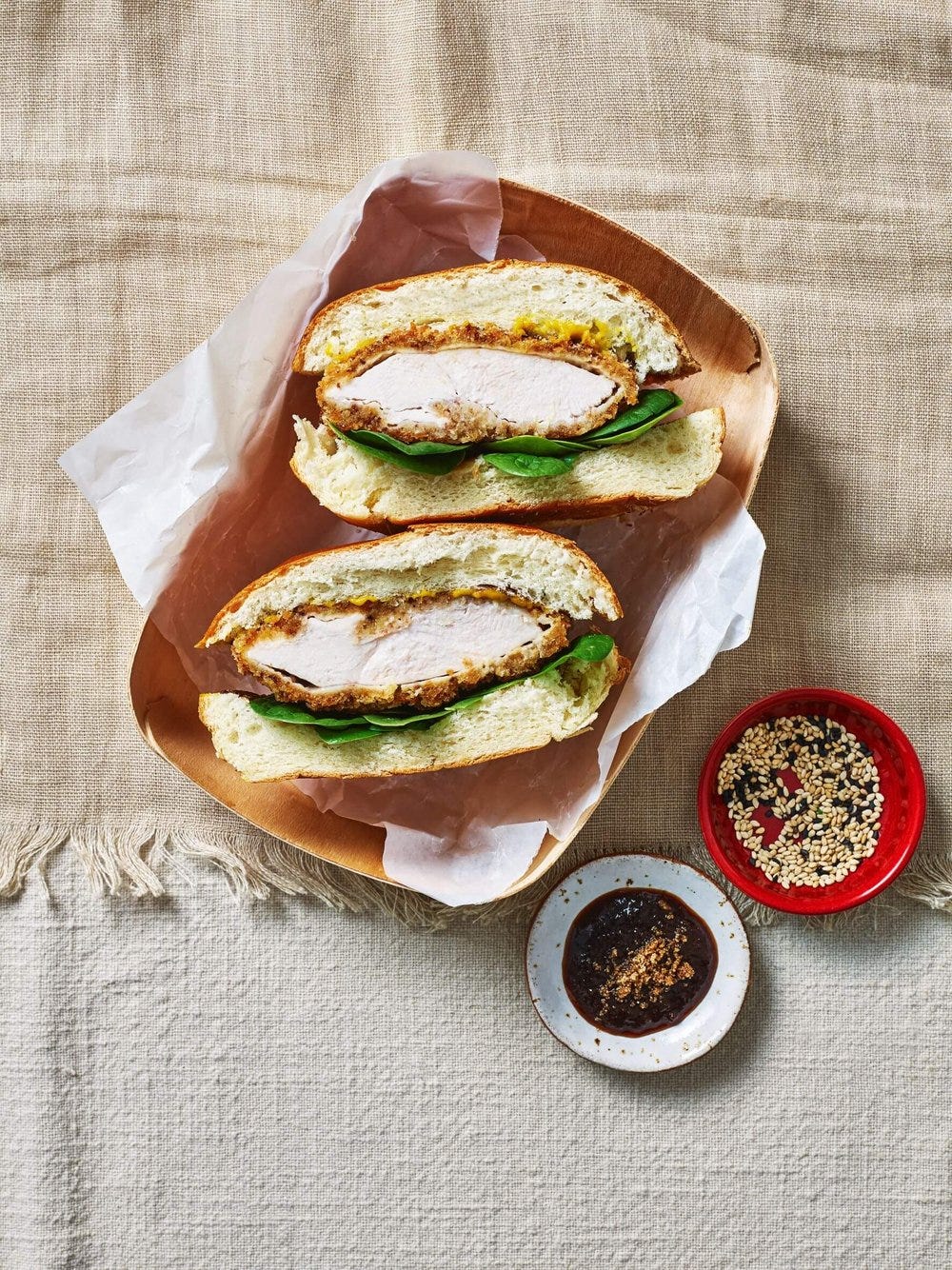 Oven Baked Chicken Katsu Sando - by Yuki Gomi