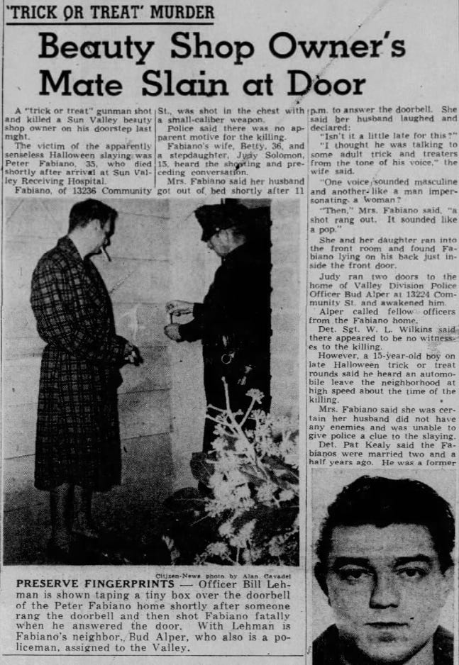 Three's a Crowd: The Cold Blooded Halloween Murder of Peter Fabiano